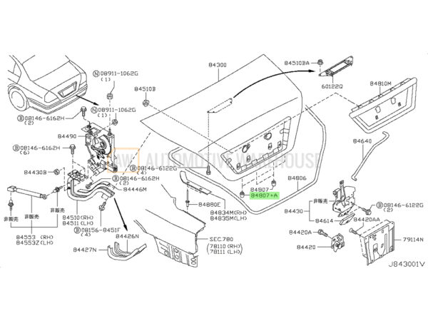 Nissan Rubber Stop – P/N # 80896-AR010 – Automotive Warehouse